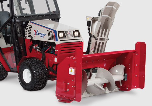 Ventrac Sidewalk Snow Management